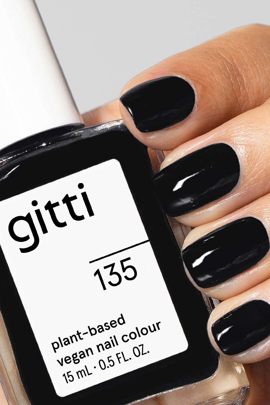 gitti no. 135 Black- plant-based nail polish » Shop at gitti